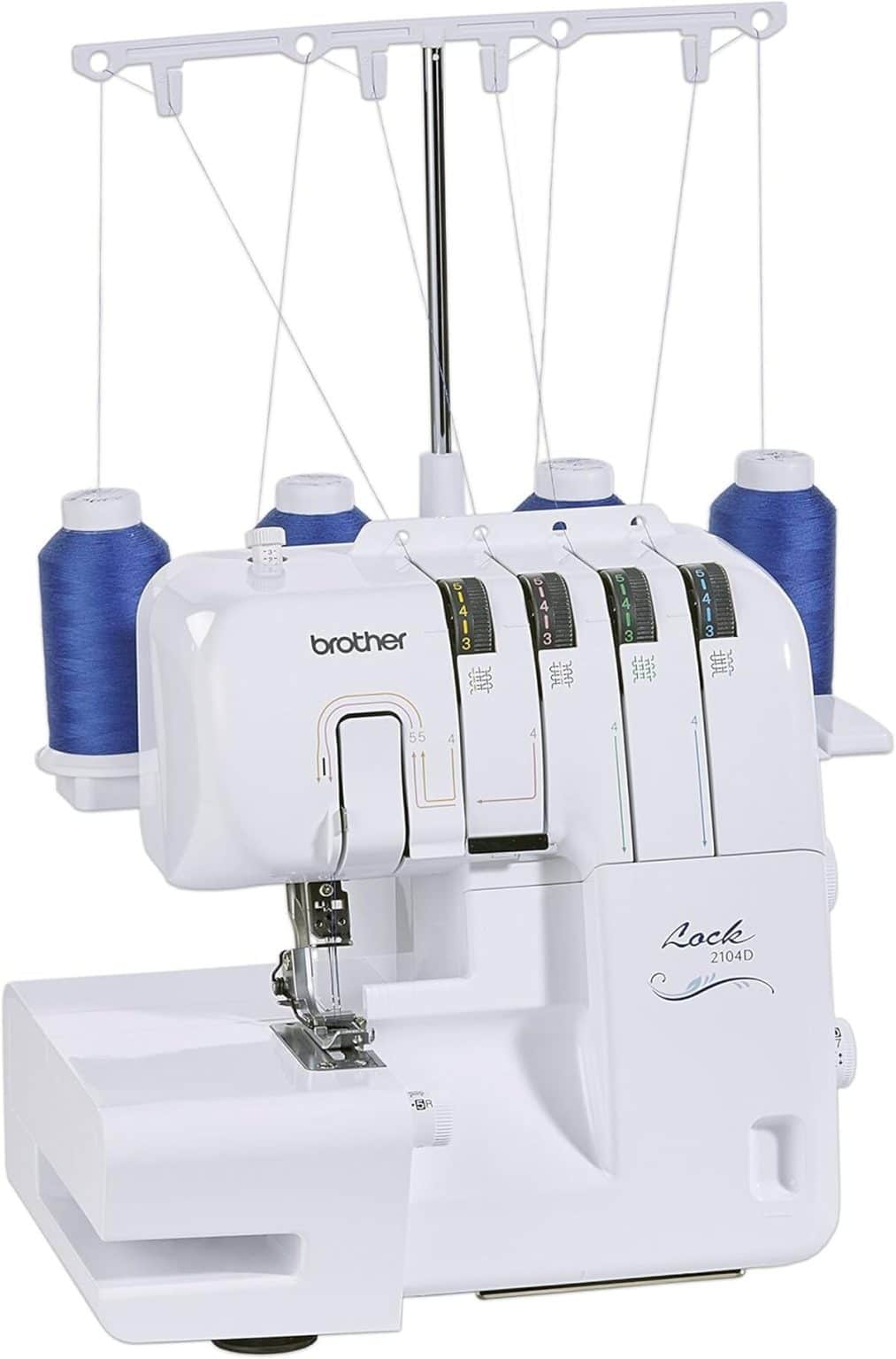 Test de la brother overlock 2104 D : machine à coudre polyvalente