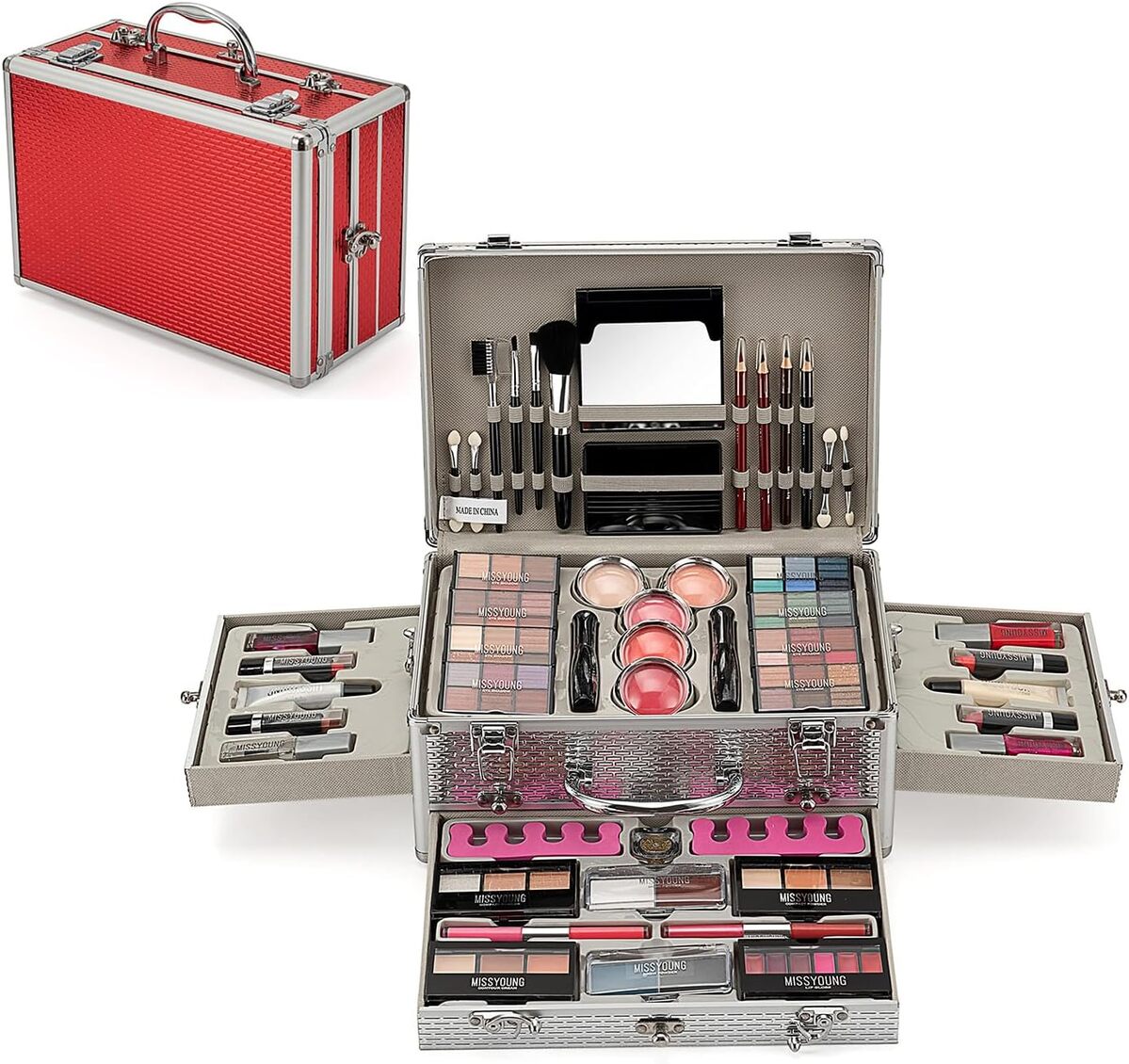 Test : palette maquillage xixibuy, set 102 couleurs pour adolescentes
