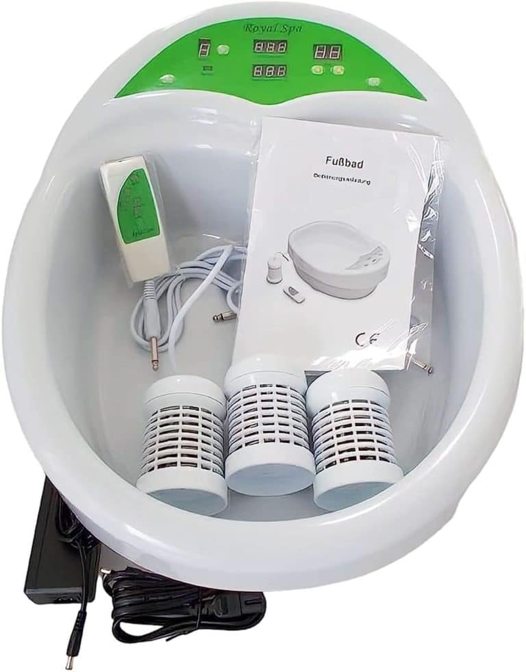 Test du Royal Spa bain de pieds électrolyse 3 bobines